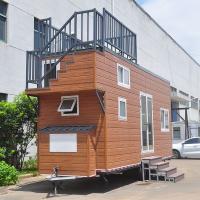 China Factory Direcet Prefab Tiny Homes On Wheels Trailer House Orlando Ready to ship for Airbnb for sale