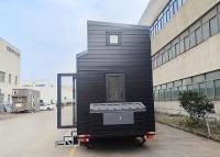 China USA Standard Prefabricated Tiny House On Wheels Cider Box Mini Home Kit Motorhome for sale
