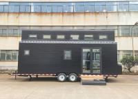 China ICC-ES Certification Modular Prefabricated Tiny House On Wheels Cider Box Motorhome for sale