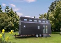 China USA Standard Prefabricated Tiny House On Wheels Cider Box Mini Home Kit Motorhome for sale