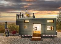 China Modular Home Prefab Tiny Homes On Wheels Trailer House Orlando Ready To Ship For Airbnb for sale