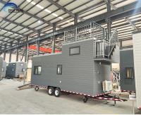 China Prefabricated Modular Home With Light Steel Frame Tiny House On Wheels For Sell for sale