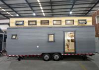 China US Towable Prefab Tiny Home – Compact Living Space On Wheels Whit Light Steel Frame for sale