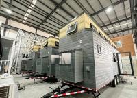 China US Towable Prefab Tiny Home – Compact Living Space On Wheels Whit Light Steel Frame for sale