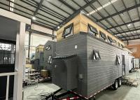 China Prefabricated Modular Home Tiny Home On The Wheels With Double Glazing Alum Window for sale