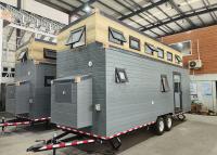 China Prefabricated Tiny House On Wheels Prefab Kit Home Modern With Double Glazing Windows for sale