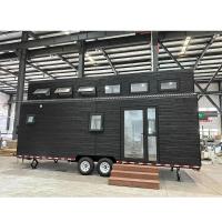 China Prefabricated Modular Home Tiny Home On The Wheels With Double Glazing Alum Window for sale