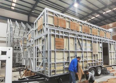 China Prefabricated Tiny House On Wheels Prefab Kit Home Modern With Double Glazing Windows for sale