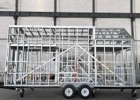 China Prefabricated Modular Home Tiny Home On Wheels With Light Steel Frame Modular Home for sale