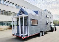 China Furnished Prefab Modular Tinyhouse On Wheels Easy Transport  Modern Tiny Home for sale
