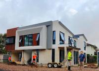 China Functional And Modern Light Steel Prefab Apartment Buildings With Light Steel Frame for sale
