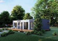 China Custom Light Gauge Steel Frame Prefab House | Modular Mobile Home Granny Flat ADU for sale