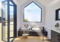 China Luxury Glamping Prefabricated Houses Custom  Tiny House On Wheels For Hotels / Camping / Rental for sale