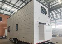 China Modern Tiny House With Kitchen And Bathroom Luxury Prefab Tiny Home On Wheels for sale