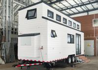 China Cheap Expandable Tiny House With Solar Panels Portable Prefab Home Tiny House On Wheel for sale