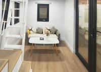 China Luxury Tiny House 2 Bedrooms 1 Bathroom Prefab Home With Solar Panels for sale