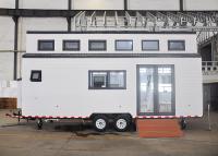 China Luxury Tiny House 2 Bedrooms 1 Bathroom Prefab Home With Solar Panels for sale