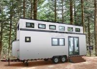 China Prefab Trailer House Tiny House  On Wheels Hot Selling Mobile Home for sale