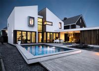 China High Quality Prefabricated Villas Quick Assembly Modular Homes With Light Gauge Steel Frame for sale