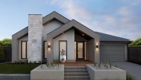 China Luxury Prefabricated Villa High End Light Steel Mansion House 4 Bedrooms 2 Bathrooms Customizable Design for sale