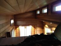 China Mobile Prefab Light Steel Tiny House With Wheels Kit Home In AU/EU/US Standard for sale