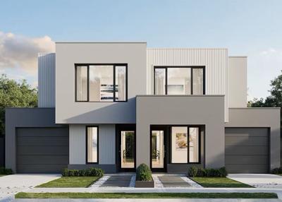 China AS / NZS / USA Standard Prefabricated Buildings Light Steel Frame Hosue Kit for sale
