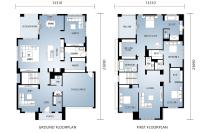 China AS4600 Prefabricated 2 Bedroom Luxury Villa Home Kit With Light Steel Frame for sale