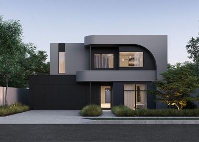 China Quick Assemble Modern Luxury Prefab House Villa Light Steel Frame​ for sale