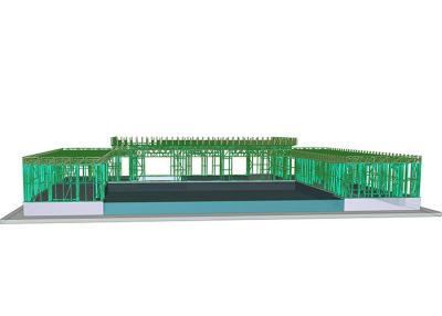 China Sustainable Light Steel Frame Homes Luxury Villas For Eco Friendly Living for sale