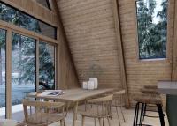 China As/Nzs Standard Design Tiny Home Prefab A Frame Homes For Small House Kits for sale