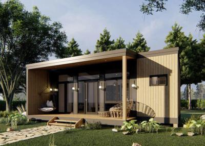 China UK Prefab Garden Studio With Light Steel Frame Cabin Granny Flat Hosue Kits for sale