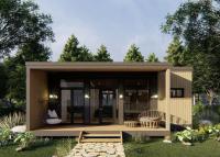 China Luxury Prefab Motel Units Moduloar Homes With Light Steel Frame House Kits for sale