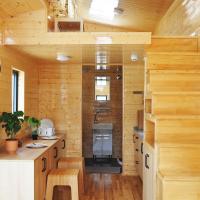China Australia Standard Light Steel Prefabricated Tiny House On Wheels Modular Home Standard Tiny House On Wheels Light Steel Prefabricated Modular Home for sale