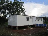 China Sandwich Panel White Foldable Emergency Shelter/ Steel Frame Foldable House for sale