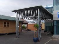 China EU/USA/NZ/Australia Standard Light Steel Frame Mobile Metal Car Garage Shed For Car Parking for sale