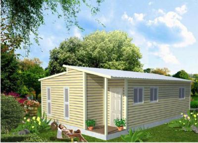 China Light Steel Frame Australian Granny Flats painted wood door glass wool insulation for sale