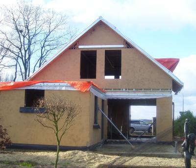 China Prefabricated House ,  Light Steel Modular Villa , Portal Frame Buildings With OSB Bord for sale