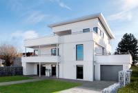 China Contemporary Modular Homes / Light Gauge Steel Prefab Villa / Prefabricated House kti for sale