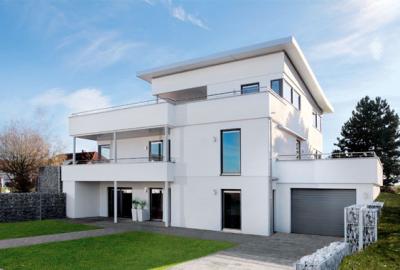 China Contemporary Modular Homes / Light Gauge Steel Prefab Villa / Prefabricated House kti for sale