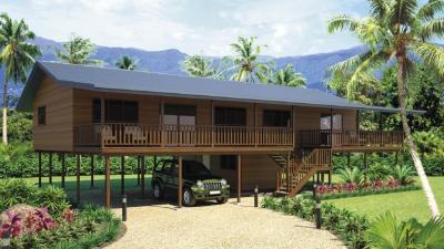 China Durable Wooden Beach Bungalows: Light Steel Frame for Modern Holiday Living for sale
