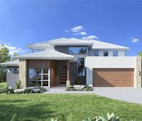 China Double Fast Construction Prefabricated Luxury House With Light Steel Structure for sale