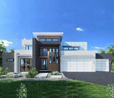 China AS / NZS / USA Light Steel Frame House Prefabricated House Kits Prefab Houses for sale