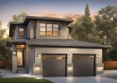 China Cold Formed Steel Structural Light Steel Frame Prefabricated Luxury Singel Family Homes for sale