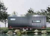 China Australia Project Site Luxury Prefab Tiny House On Wheels With 10mm MDF Flooring for sale
