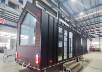 China US / AS Modular Prefabricated House On Wheels Moudlar Homes for sale