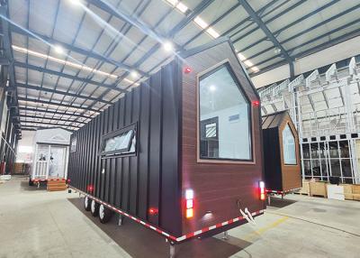 China Australia Tiny House On Wheels Trailer Prefab Modular Home Steel Frame Kits for sale