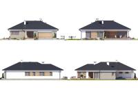 China ICC-ES Prefabricated Luxury Villa Modular Homes With Light Steel Frame Fire Prevention for sale