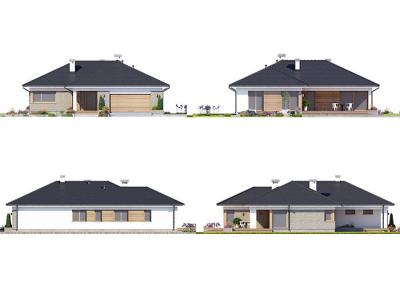 China ICC-ES Prefabricated Luxury Villa Modular Homes With Light Steel Frame Fire Prevention for sale