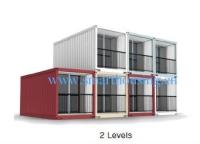 China Modular Light Steel Frame Kit Home Prefab Container House for sale
