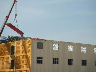 China Light Steel Prefabricated House Apartment Buildings , Portable House Panelized Home Kits for sale